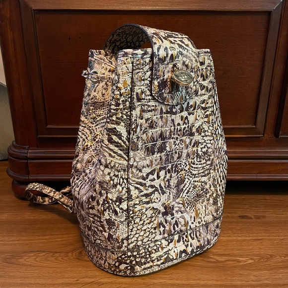 Brahmin | Bags | Brahmin Allie Evolved Melbourne Sling Backpack Leather ...